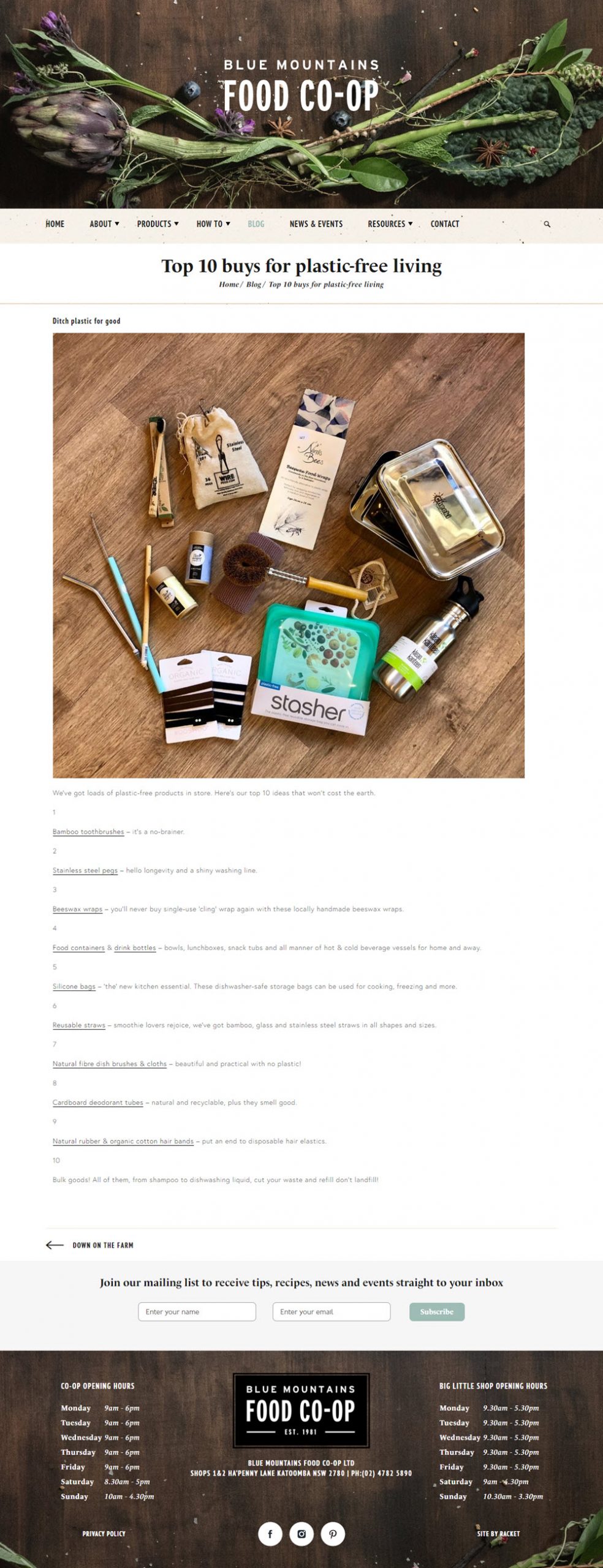 Great Work From The Blue Mountains Food Co-op – Future ASAP